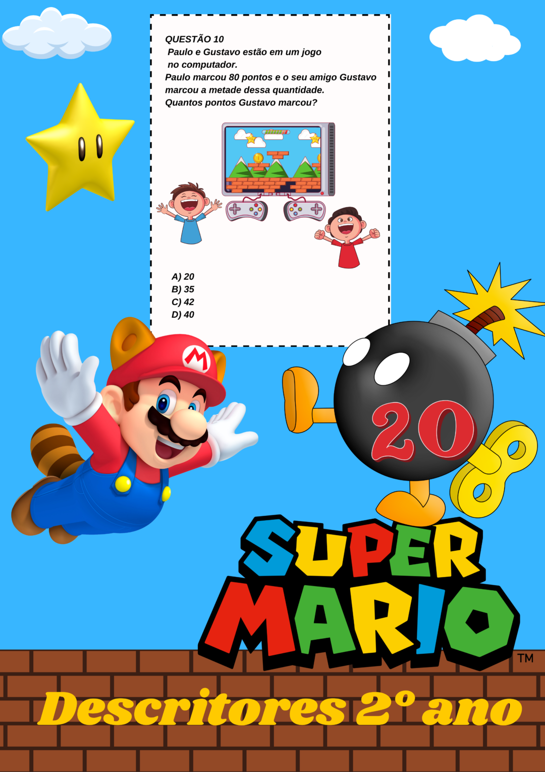 BOOM do Super Mario – Matemática 2° e 3° anos – Aula Turbinada – Loja ...