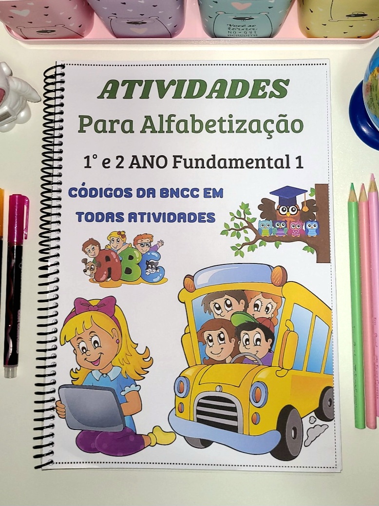 Apostila Alfabetização 1° e 2° ano – 108 Páginas – Aula Turbinada ...